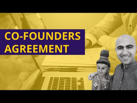 Co-founders Agreement | Start-up | Sarthak Ahuja