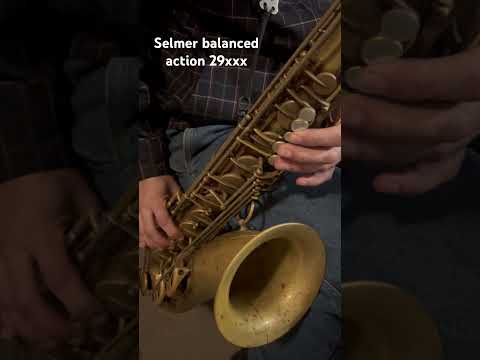 For sale - on eBay! 1939 Selmer Balanced Action Tenor Saxophone 29xxx