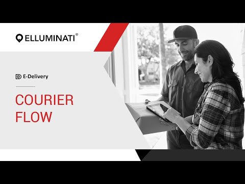 Courier Tracking and Delivery Service App Flow - E Delivery by Elluminati