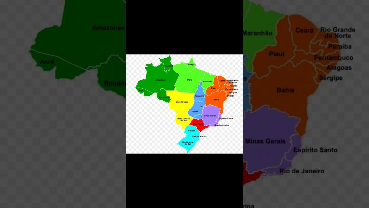 Brazil Country # States # Geography # Map  #history