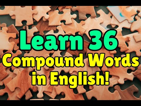 English Vocabulary: Compound Words