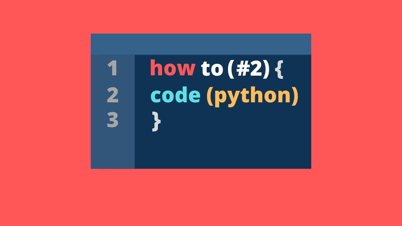 #2 PYTHON ‐ Learn how to run code in git bash terminal