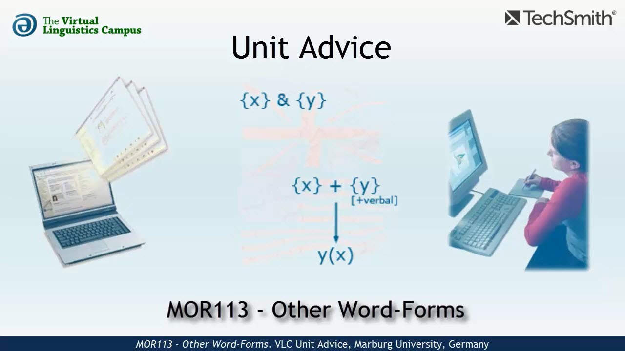 MOR113 - Unit Advice (Other Word-Forms)
