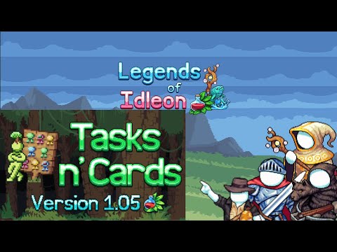 Idleon V1.05 - Legends of Idleon Cards and Tasks Update Showcase