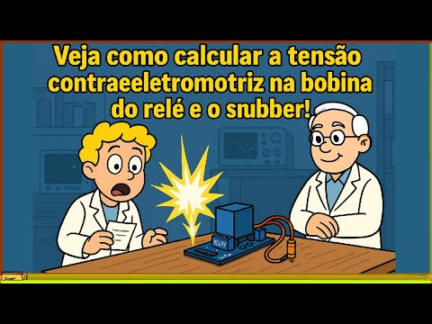 20250626 See how to calculate the back EMF voltage in the relay coil and snubber