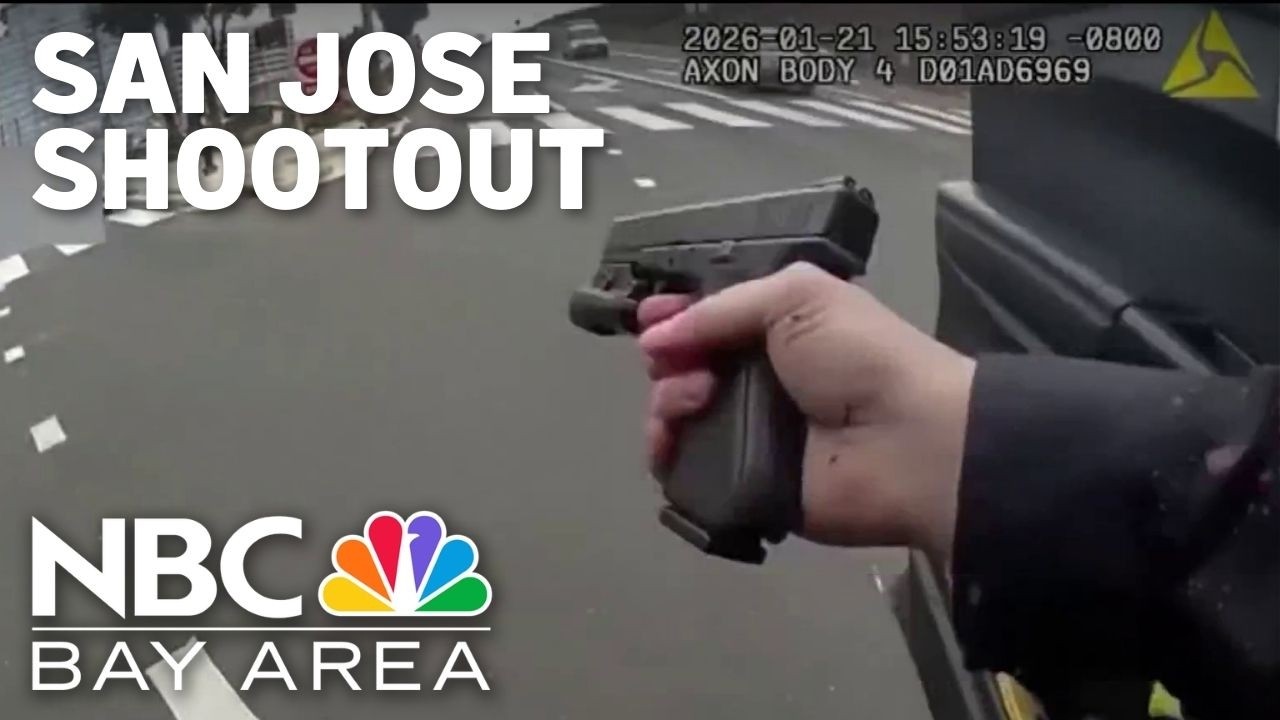 Police release body camera video from San Jose shootout