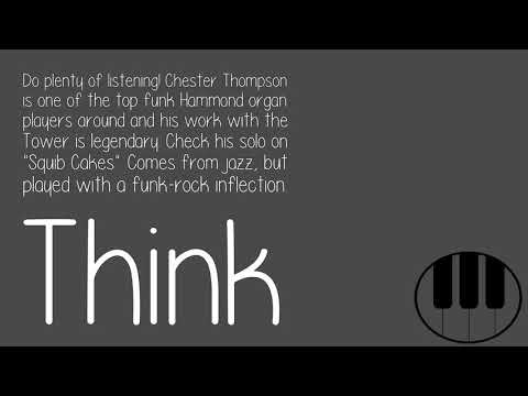 How Do I Learn To Play Piano Keyboard In The Style Of Tower Of Power?