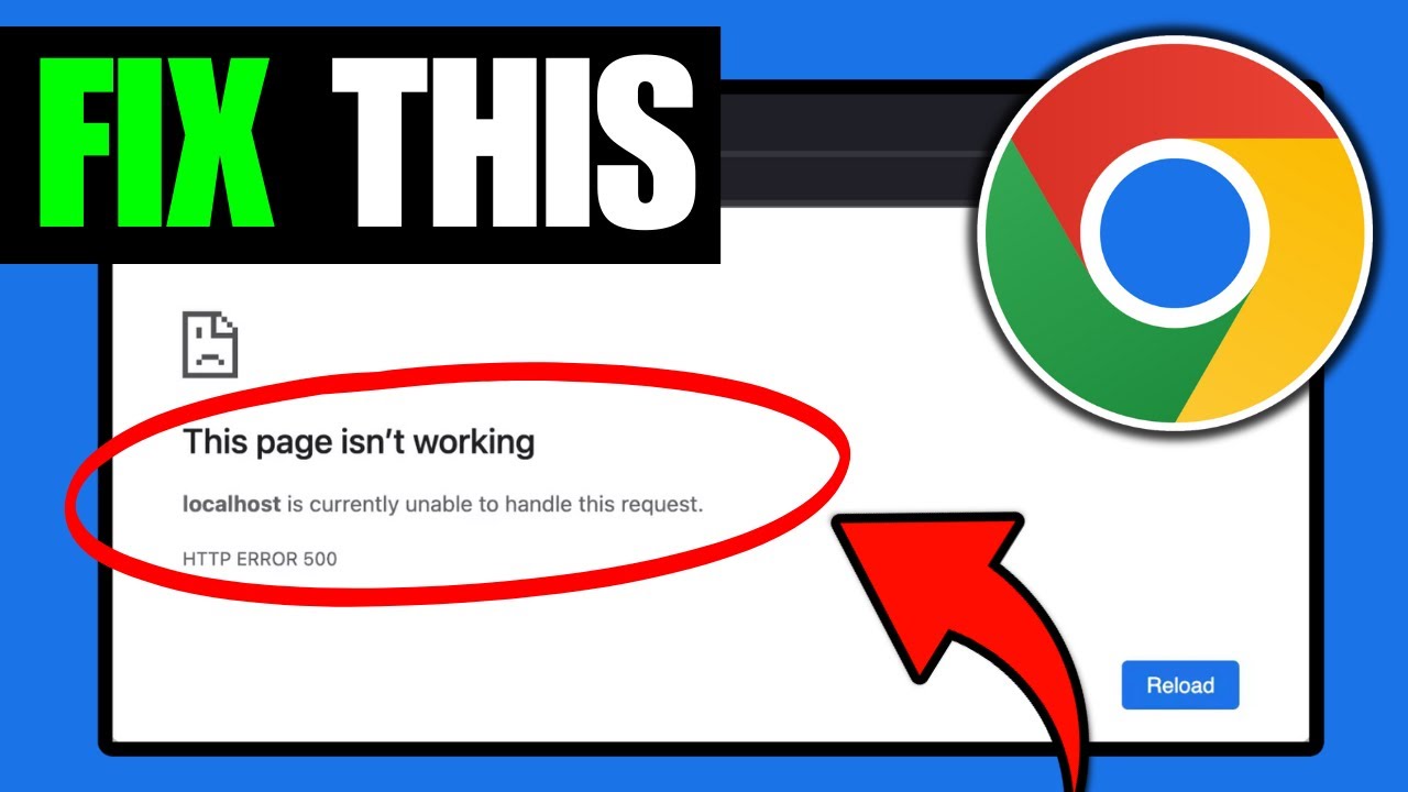 How To Fix 500 Internal Server Error in Google Chrome