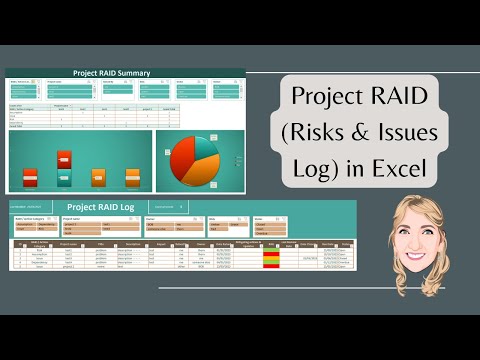 RAID Log - Project Risk Tracker in Excel