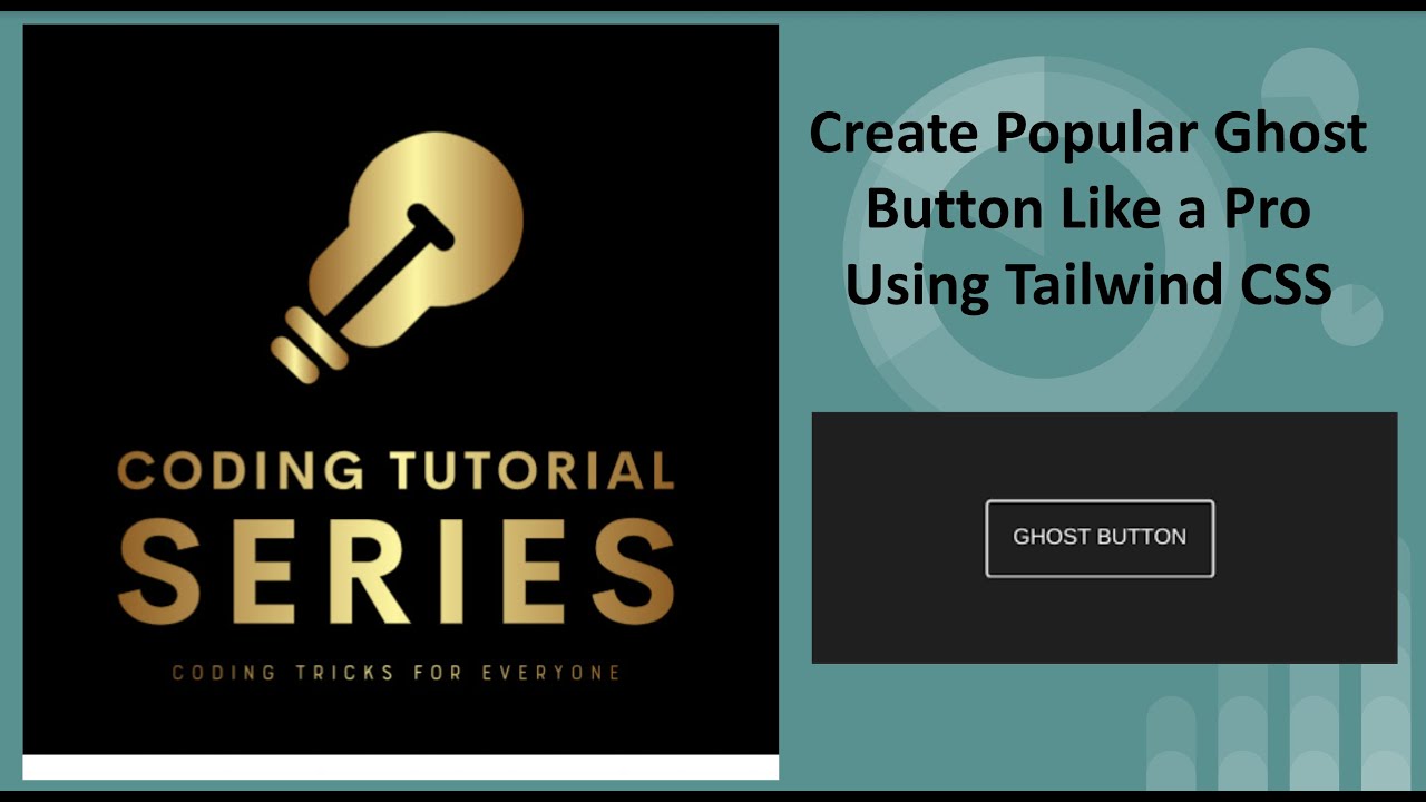 Create Popular Ghost Button Like a Pro using Tailwind CSS #reactjs #nextjs #tailwindcss