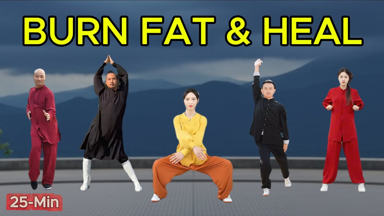 Ancient Tai Chi: Burn Fat & Restore Joints (Full Body Home Workout)
