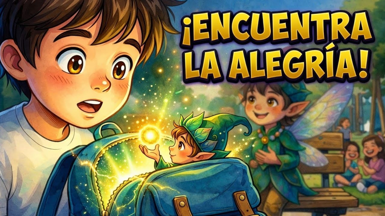 ✨ Manu y el Hada de la Alegría | Un cuento mágico para niños sobre encontrar la felicidad