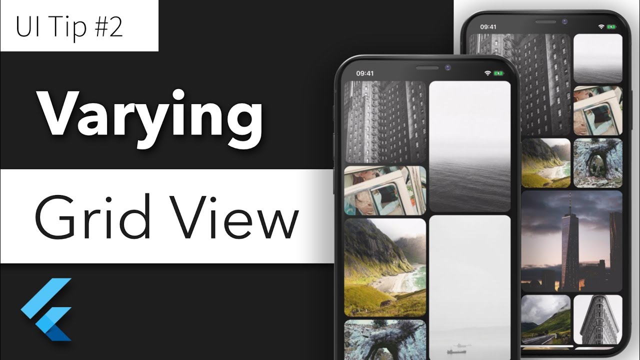 Flutter UI Tip 2: Staggered Grid View