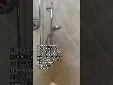 Shower Slide Bar with Handheld Shower Head