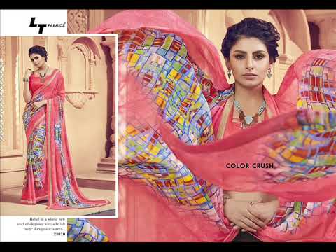 ESSENTIALS BY LT FABRIC|BANDHANI PALACE BEST FESTIVE WEAR SAREE WHOLESALER
