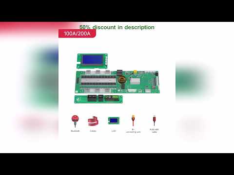 Latest Products You Must Know! DALY Smart BMS LiFePo4 BMS 8S 24V 16S 48V 100A 200A Deye Pylon Ho