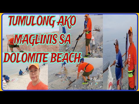 TUMULONG AKO MAGLINIS NG DOLOMITE BAY|| @gnewskietv#premierevideo #dolomitebeach #beaches #fypシ゚