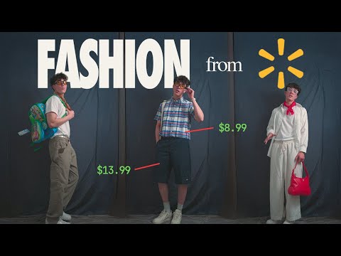 Styling discount clothes from Walmart