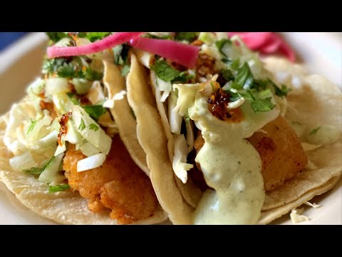 The Best Beer Battered fish tacos in Town