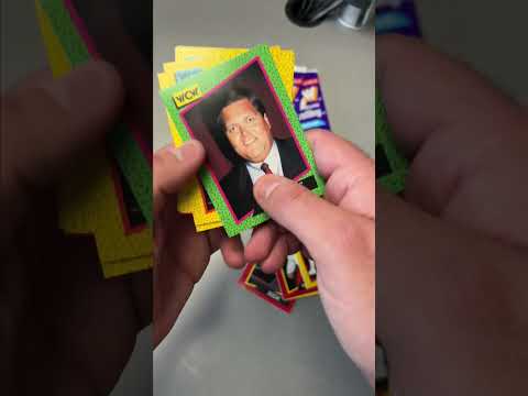 It’s STIIIING!! Opening WCW cards from ‘91 pt5 #shorts