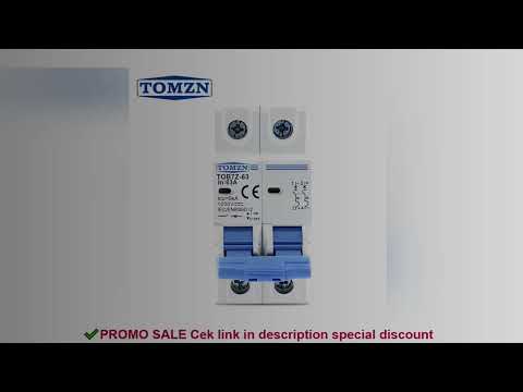 TOMZN TOB7Z-63 2P DC 1000V Solar Mini Circuit Breaker 3A 6A 10A 16A 20A 25A 32A 40A 50A 63A DC MCB f