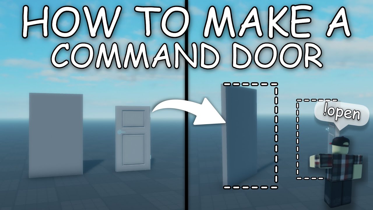 HOW TO MAKE A COMMAND DOOR [Roblox Studio Tutorial]
