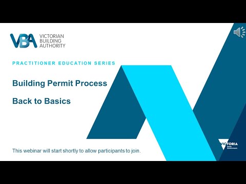 Practitioner Education Series: Building Permits Process - Back to Basics
