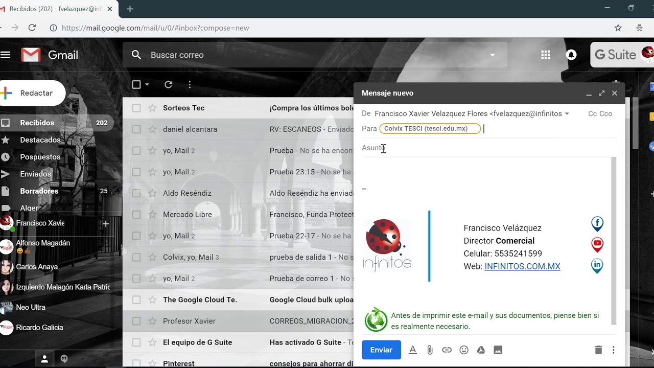 Solicitar confirmación de lectura en GMail con G Suite Business