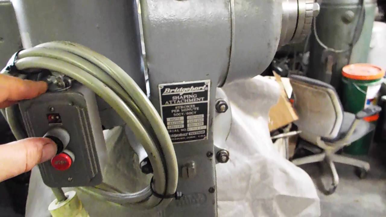 Bridgeport Shaping Head Model E. SINGLE PHASE! Nicest Ever here at Lee's Machinery