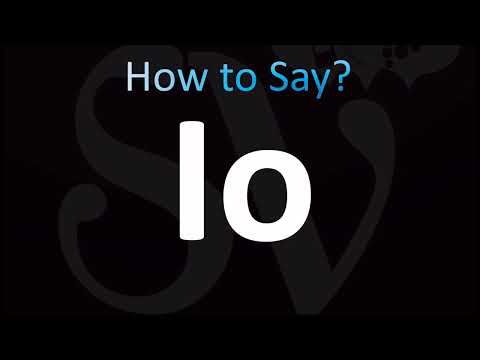 How to Pronounce ''IO''