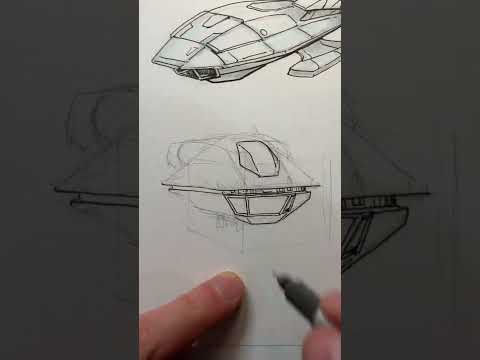 Draw #spaceships! #comicbook #conceptart #indiecomics #comicart #scifi #