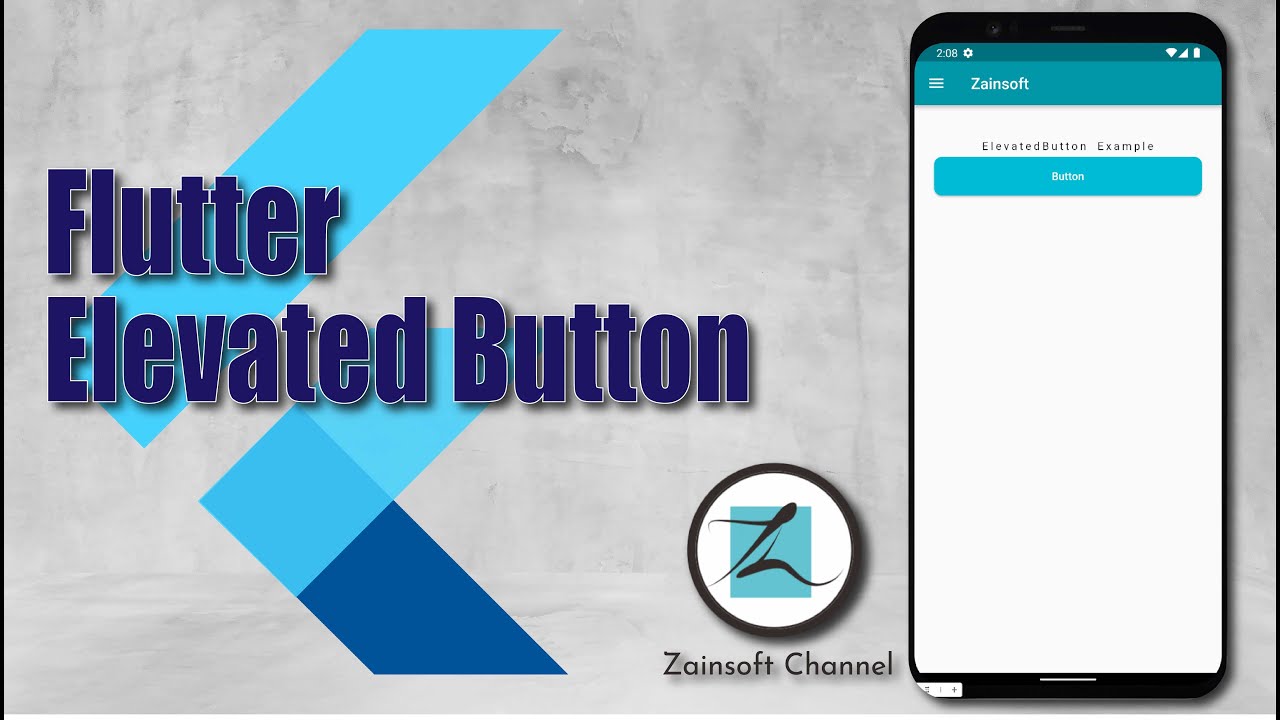 #2 Flutter Elevated Button | Flutter Tutorials | Material Components Widgets