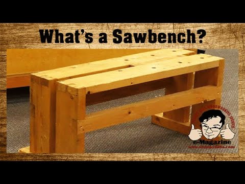 Do you need a sawbench? (And what's a sawbench, anyway?)