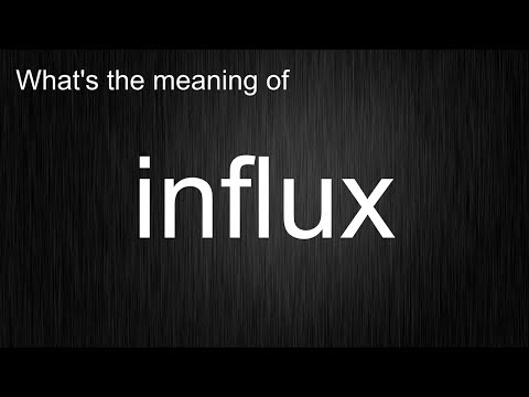 influx by English? Master the Pronunciation and Meaning of this Word!
