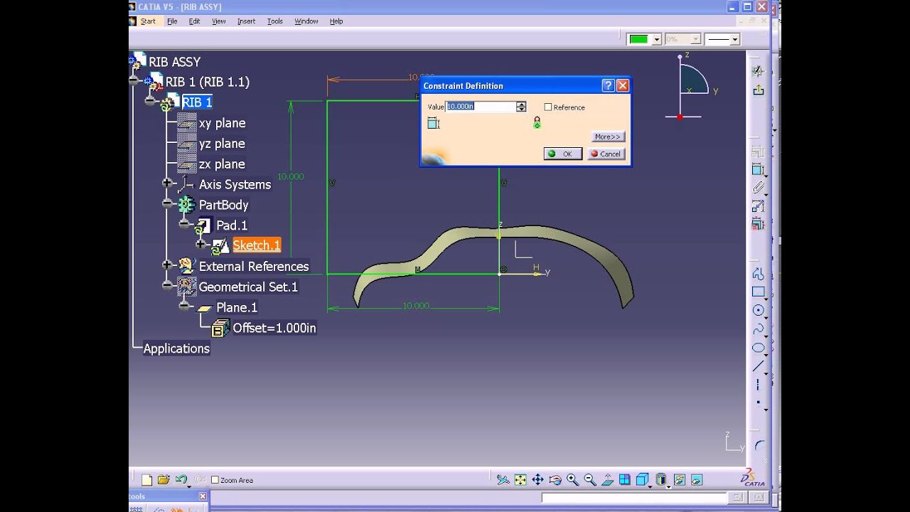 Catia V5 Solid Modeling Relational Design