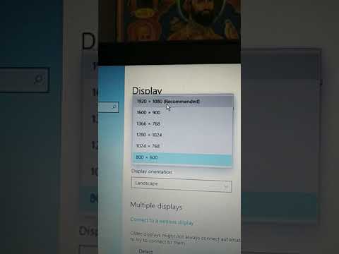 How to increase resolution in windows 10?