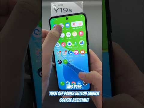 VIVO Y19s Turn off Power Button Launch Google Assistant