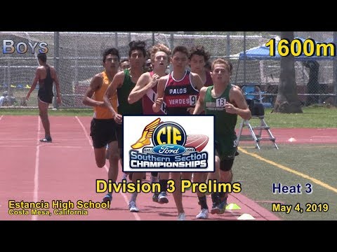 2019 TF - CIF-ss Prelims (D3) - 1600 (Boys, Heat 3 [of 3])