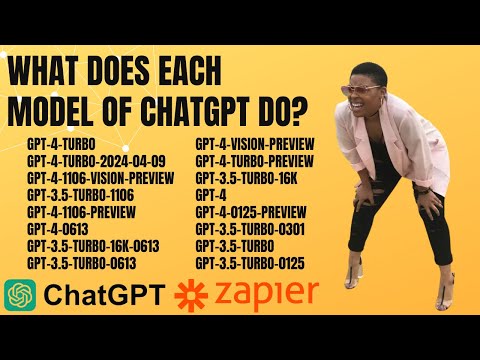 Every Model of ChatGPT Explained/Compared (Bonus: ChatGPT Model Use Cases for Zapier)