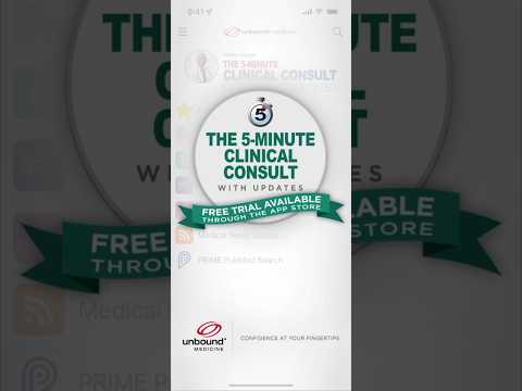5-Minute Clinical Consult App Preview Video