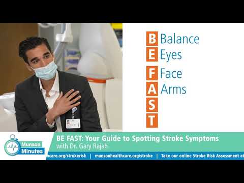 BE FAST - Your Guide to Spotting Stroke Symptoms | Munson Minutes