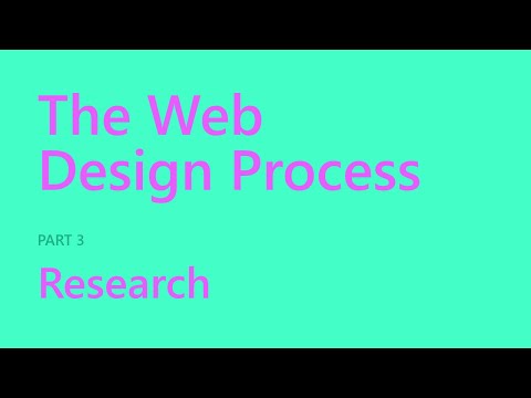 Research | The Web Design Process