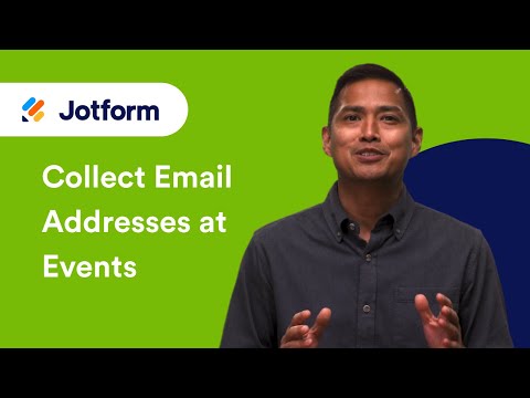 How to collect email addresses at events | The Jotform Blog