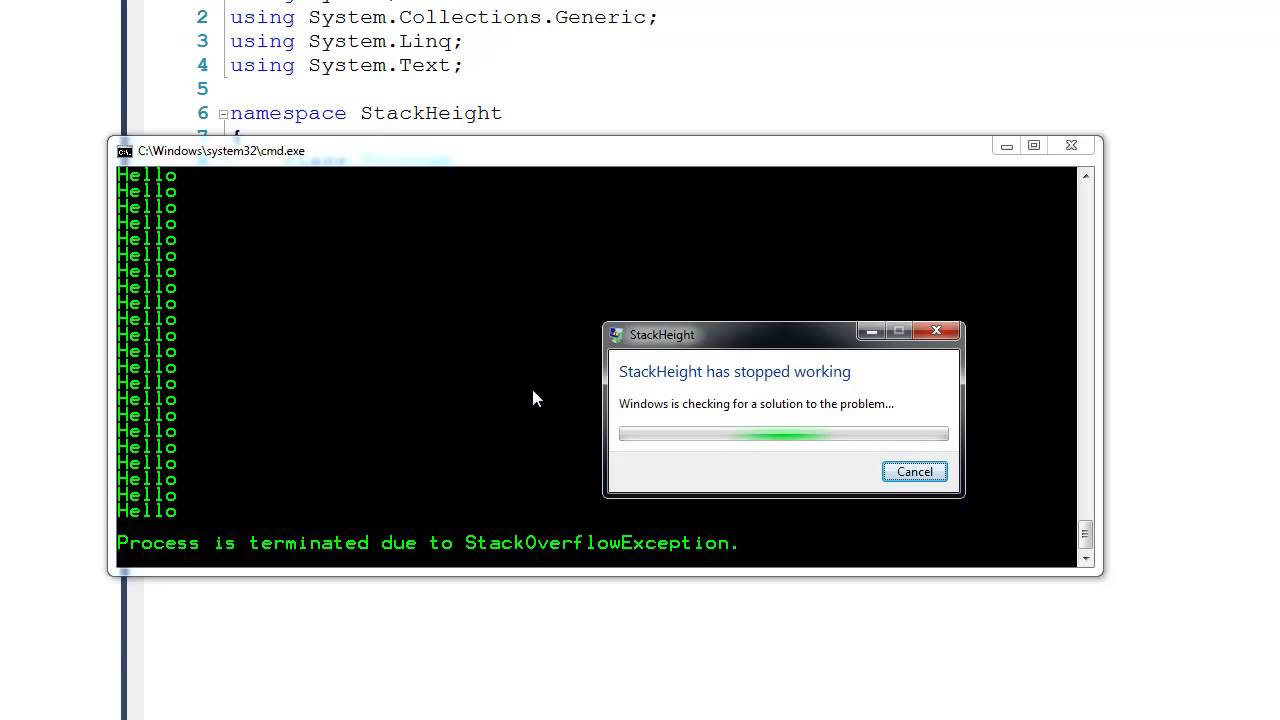 Tutorial 17.3 - Stack Height (Recursion)