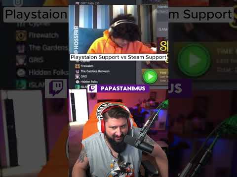 Playstation vs Steam Support via @hossfrr