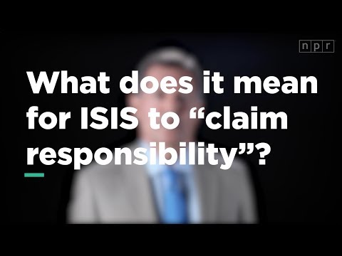 What does it mean when ISIS "claims responsibility"? | Let's Talk | NPR