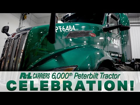 R+L Carriers Acquires its 6000th Peterbilt Truck