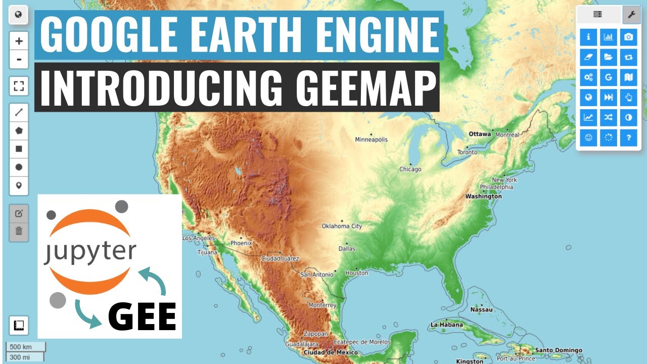 GEE Tutorial #1 - Introducing the geemap Python package for interactive mapping with Earth Engine