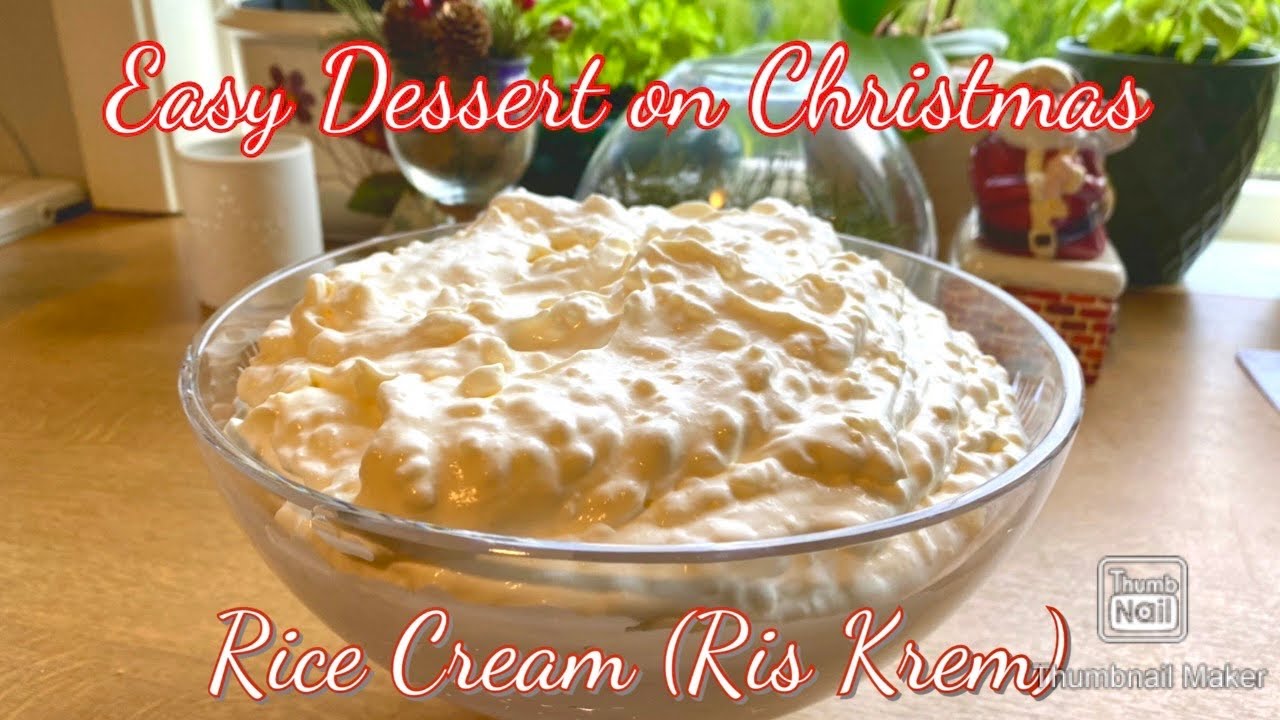 EASY CHRISTMAS DESSERT || RICE CREAM || RIS KREM