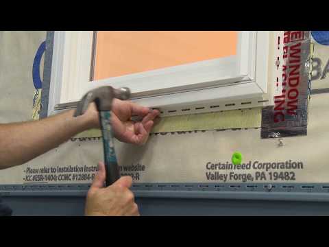 Installing Undersill Trim with CertainTeed Vinyl Siding